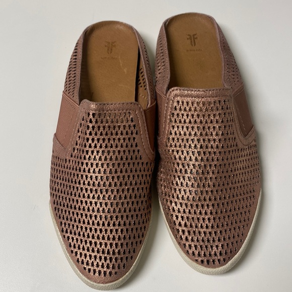Frye | Shoes | Frye Melanie Rose Gold Clog Slide | Poshmark